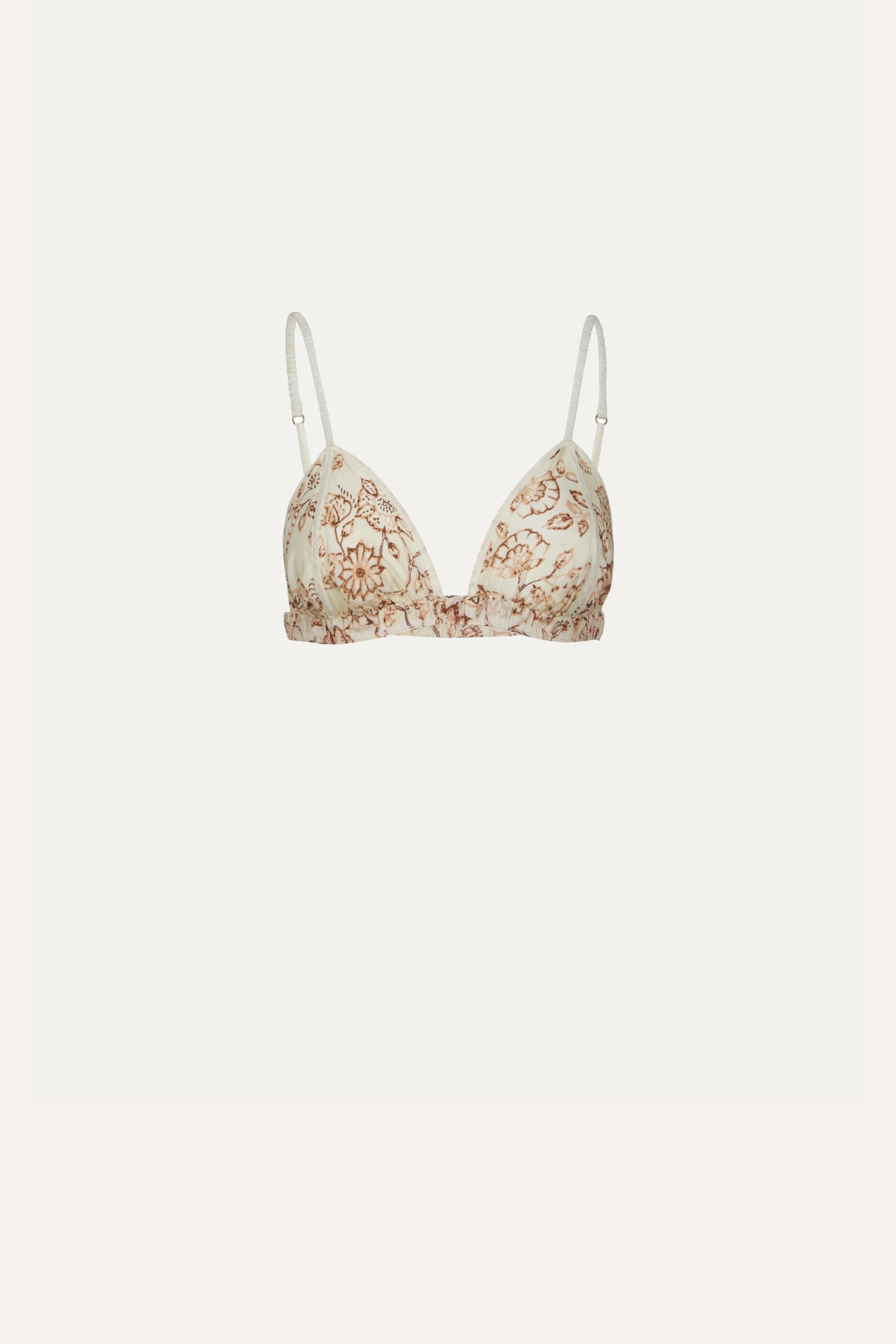 Women's Designer Printed Triangle Bralette | FLANNEL